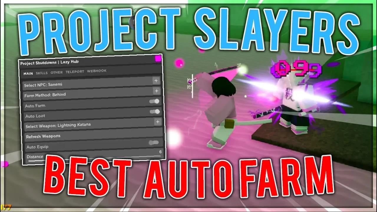 ROBLOX Project Slayers Hack Script | BEST Auto Farm, FAST Yen, Infinite ...