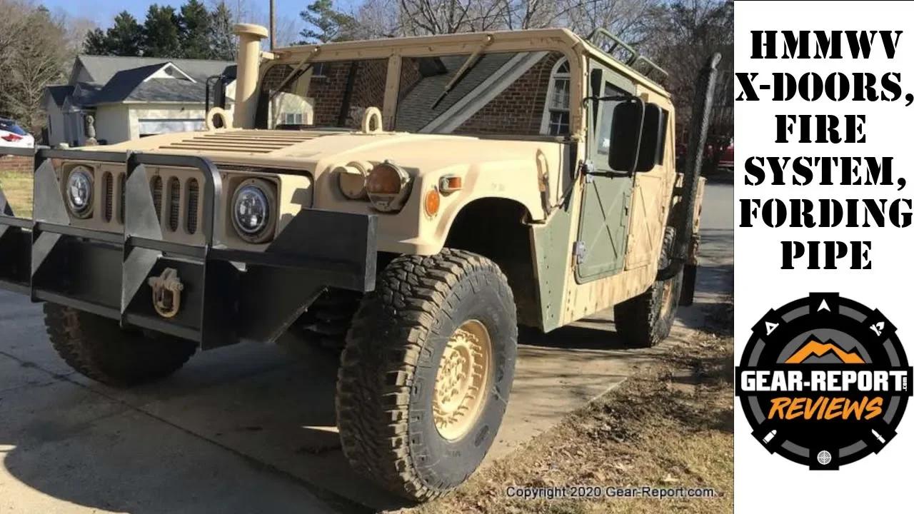 HMMWV X-Doors & Fire Suppression - M1165-A1 Turbo Humvee