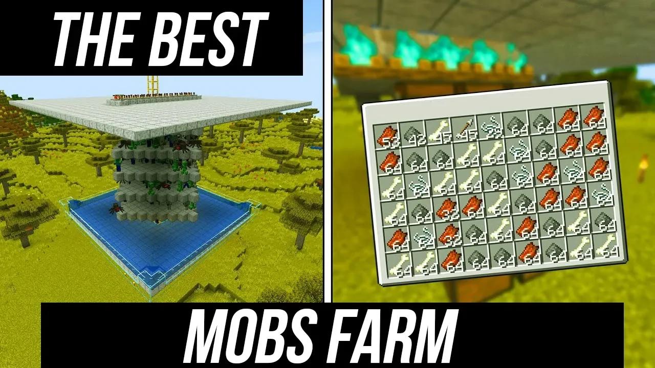 Minecraft: EASY MOB FARM TUTORIAL!