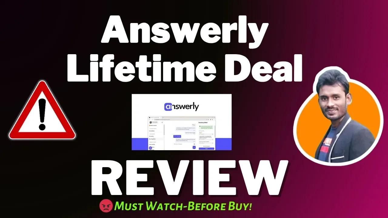 Answerly Lifetime deal 🔥 Launch 24/7 Customer Support!