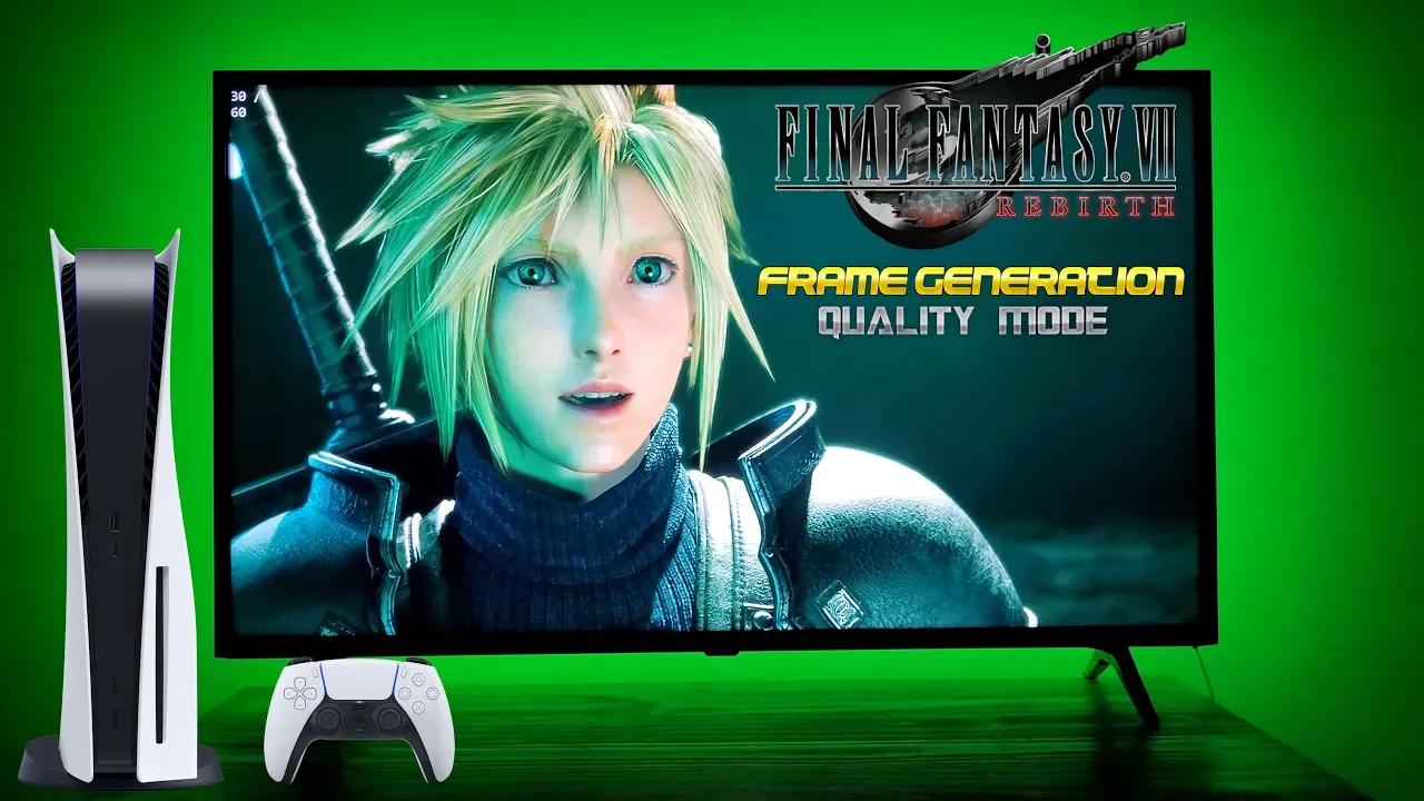 Final Fantasy VII Rebirth FRAME GENERATION Lossless Scaling