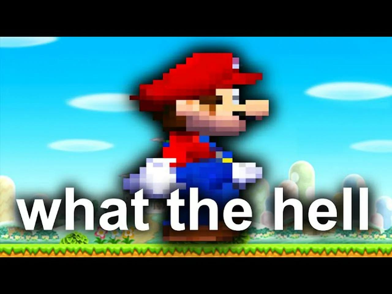 super mario bros is a very poopy game