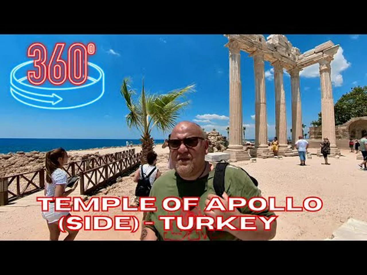 Temple of Apollo (Side) - Turkey 🇹🇷 in 360 view ( Apollon Temple )