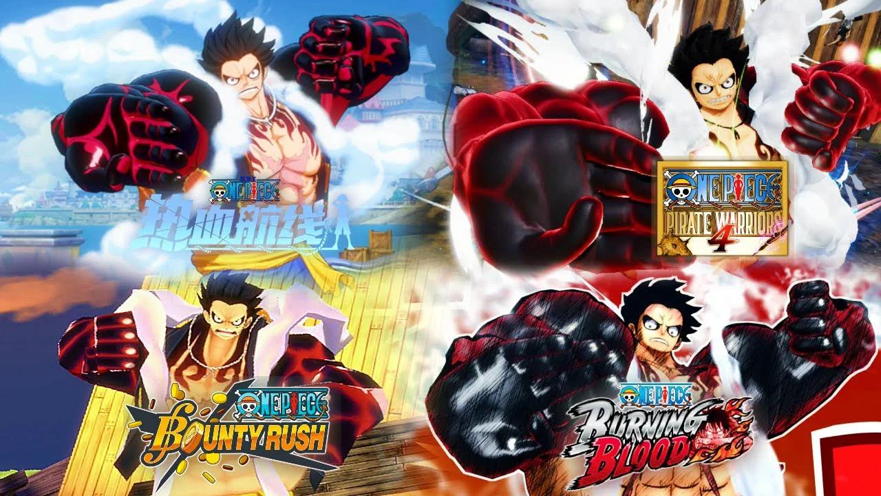 GEAR 4 LUFFY In 4 Different One Piece Games
