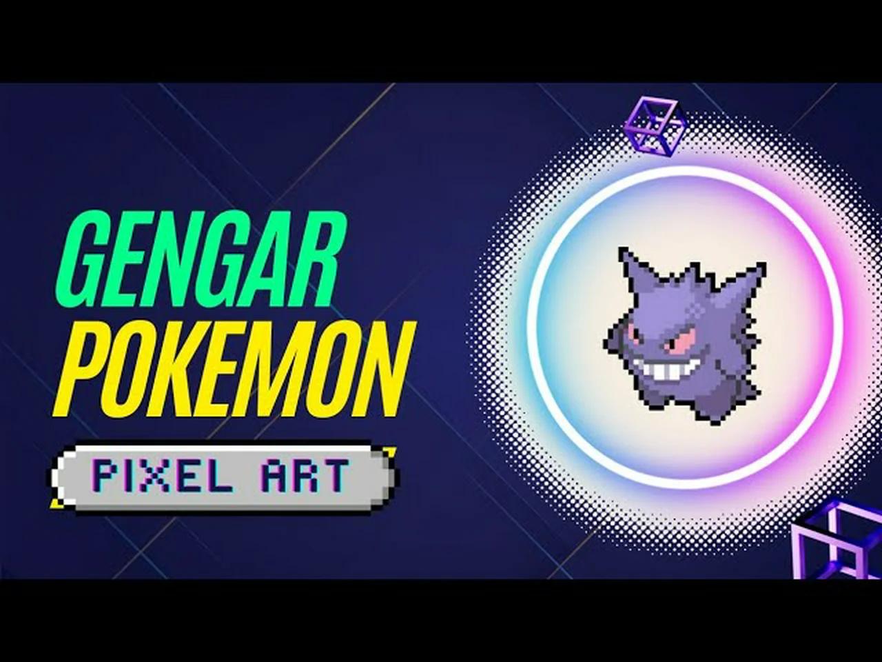 Make a Gengar Out Of Pixels! | Pixel Art Tutorial