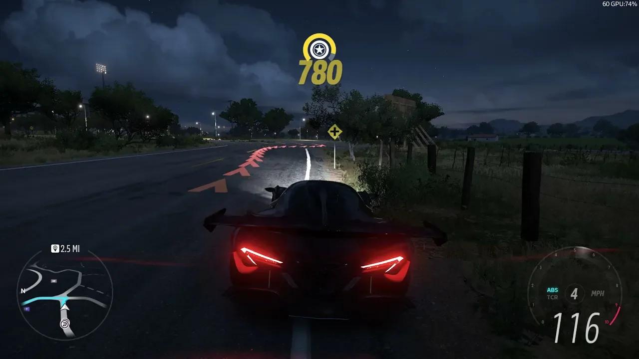 Forza Horizon 5 Night Time PC Gameplay: Intensa Emozione