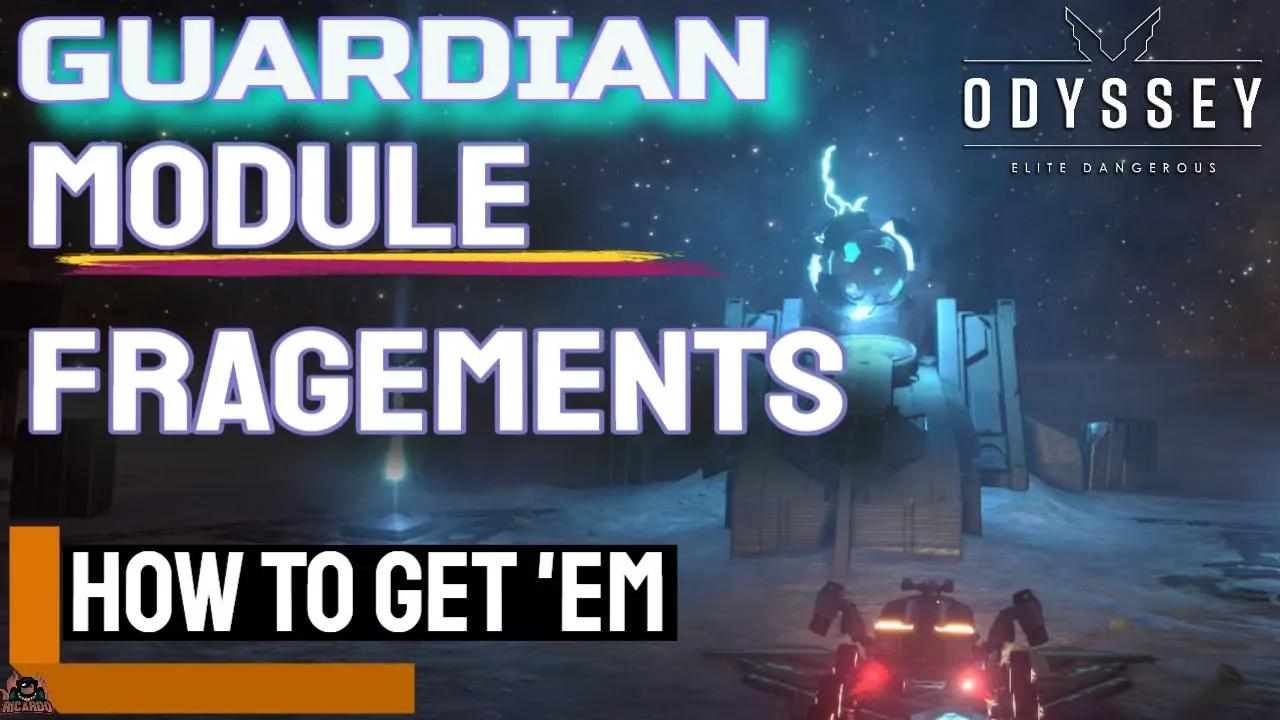 Collecting Guardian Module Blueprints // Elite Dangerous