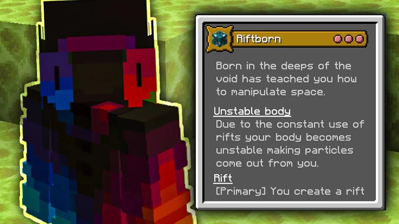 Minecraft Origins Mod: Riftborn (Custom Origin)