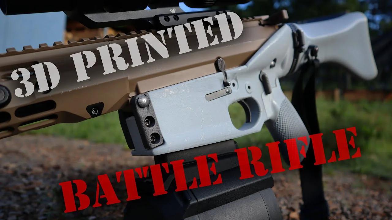 My Latest 3D Printed LR-308 Lower Receiver