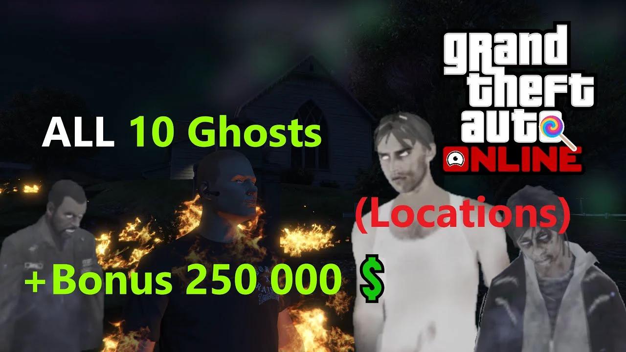 GTA 5 Online: All 10 Ghost Locations | Halloween Treasure Hunt Guide ...