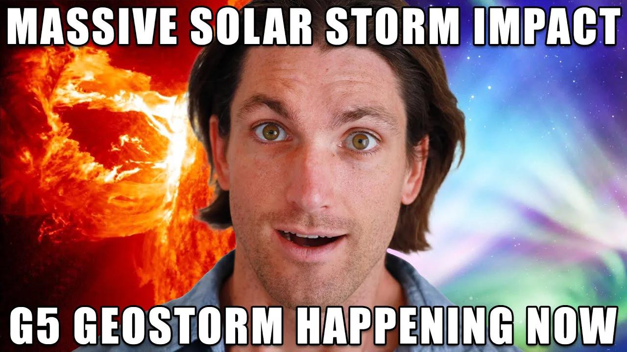 Solar Storm EMP Hits Earth as Comet Zooms By ☄️ G5 Geomagnetic Storm ...