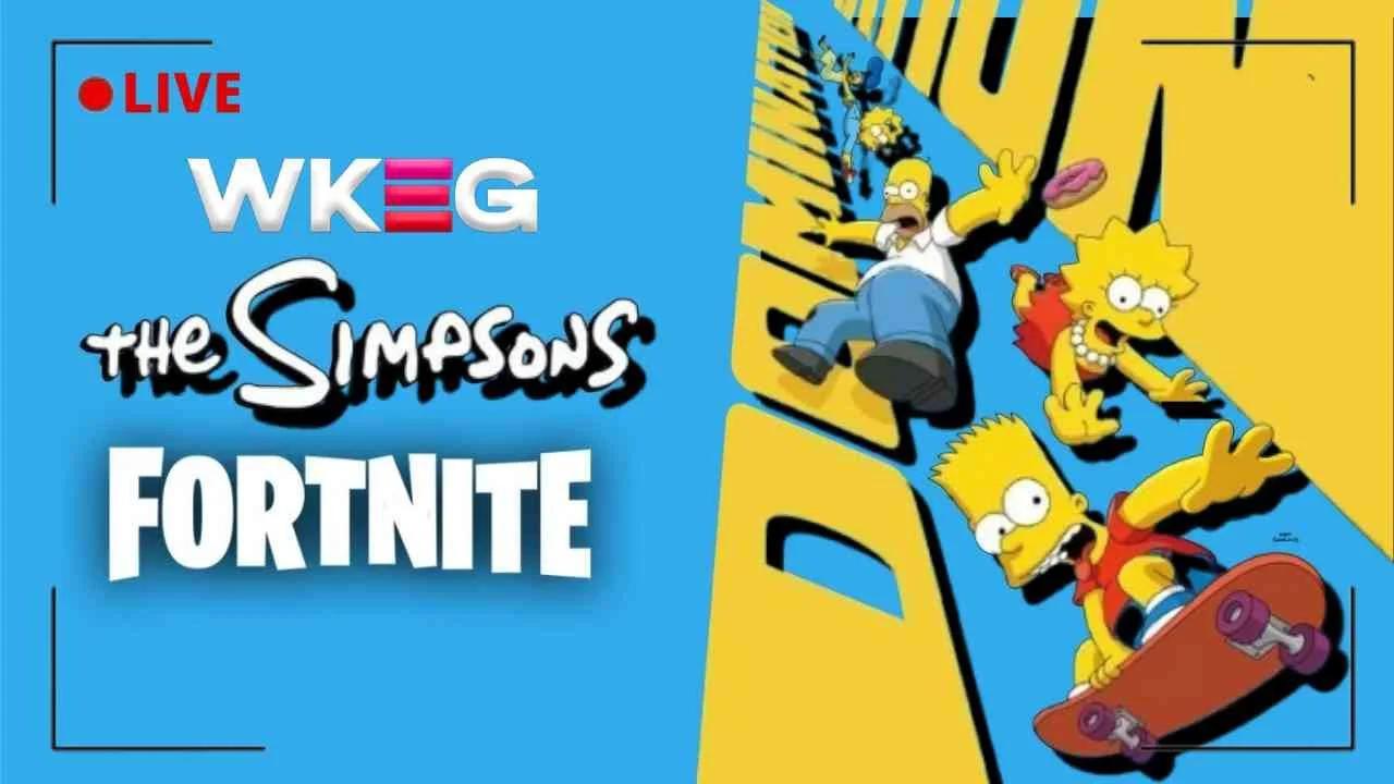 WKEG - FORTNITE The SIMPSONS plus item shop #ad [use code WKEG]
