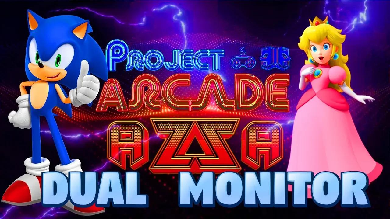 RetroFE | PROJECT ARCADE: CODE NAME AZZA | DUAL MONITOR | Update1
