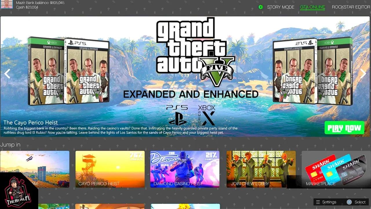 GTA 5 New Online Expanded & Enhanced 2021 New Details Here! For PS5 ...
