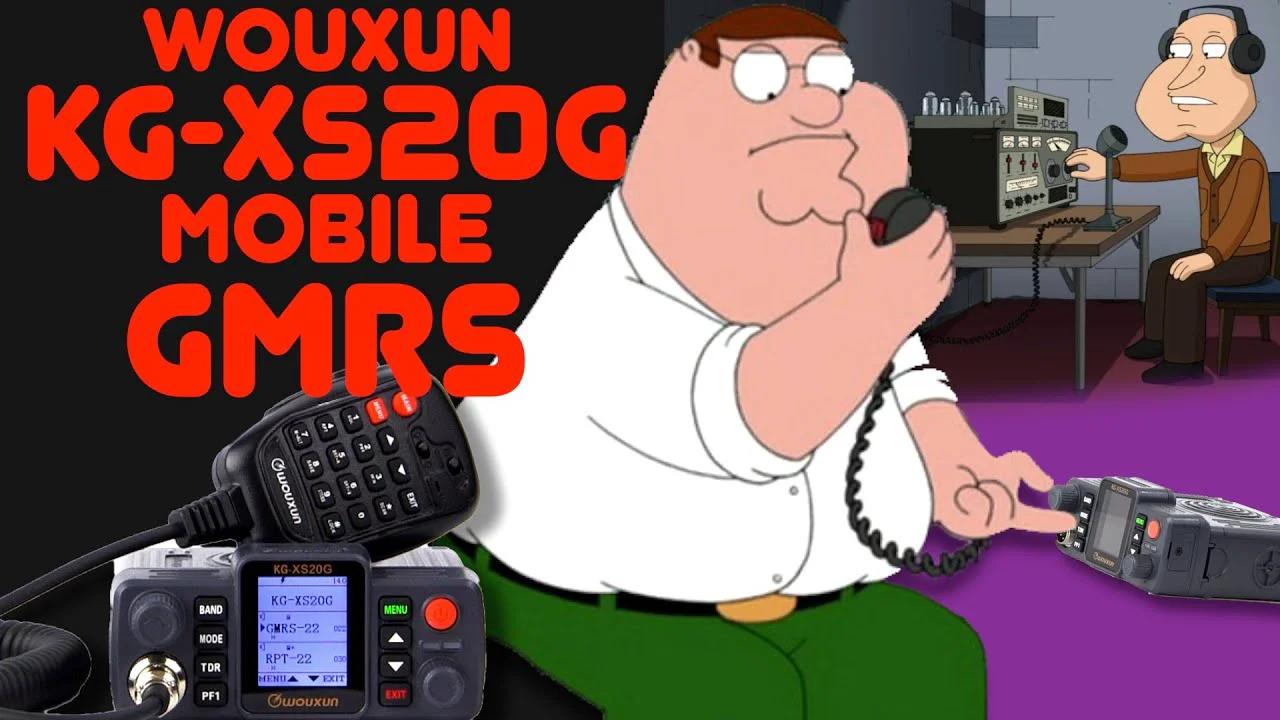 Wouxun KG-XS20G Mobile GMRS - NEW 20 Watt Mobile GMRS Radio From Wouxun ...