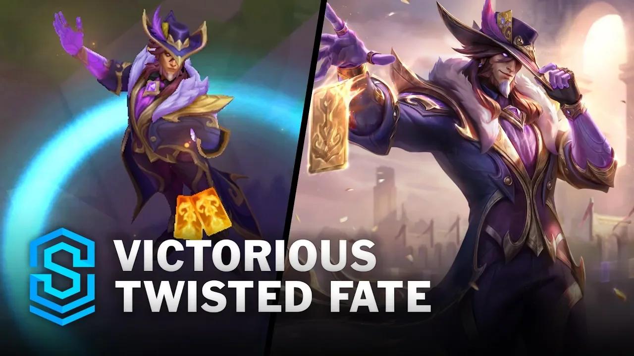 Victorious Twisted Fate Skin Spotlight - Pre-Release - PBE Preview ...