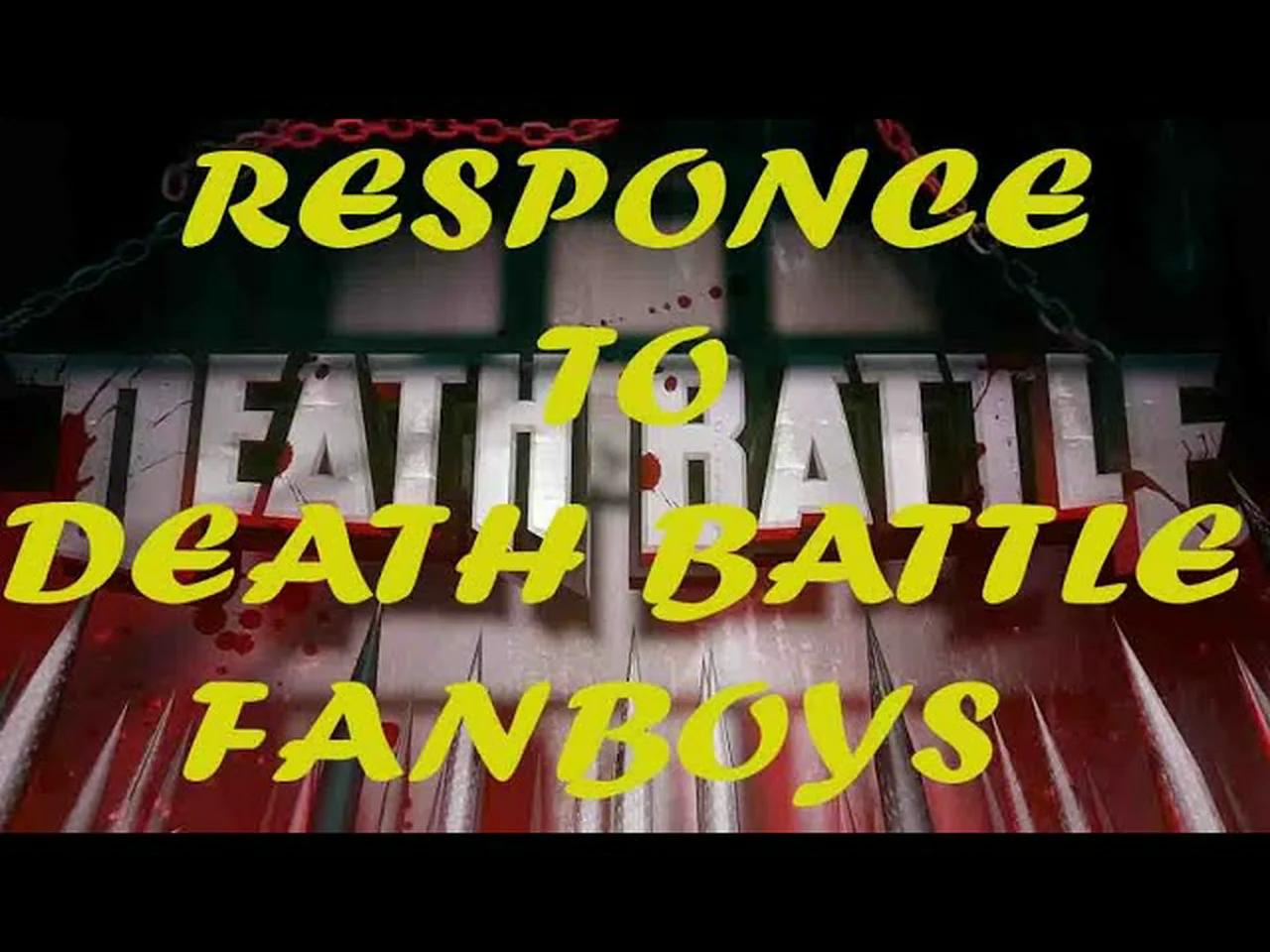 my response to death battle fanboys #deathbattle #reaction
