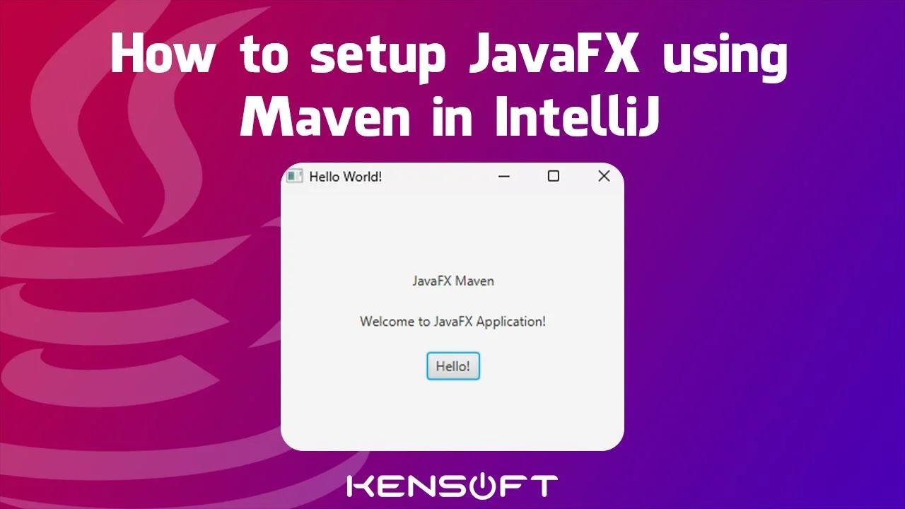 How to setup JavaFX in IntelliJ IDEA 2023 | MAVEN with JAR