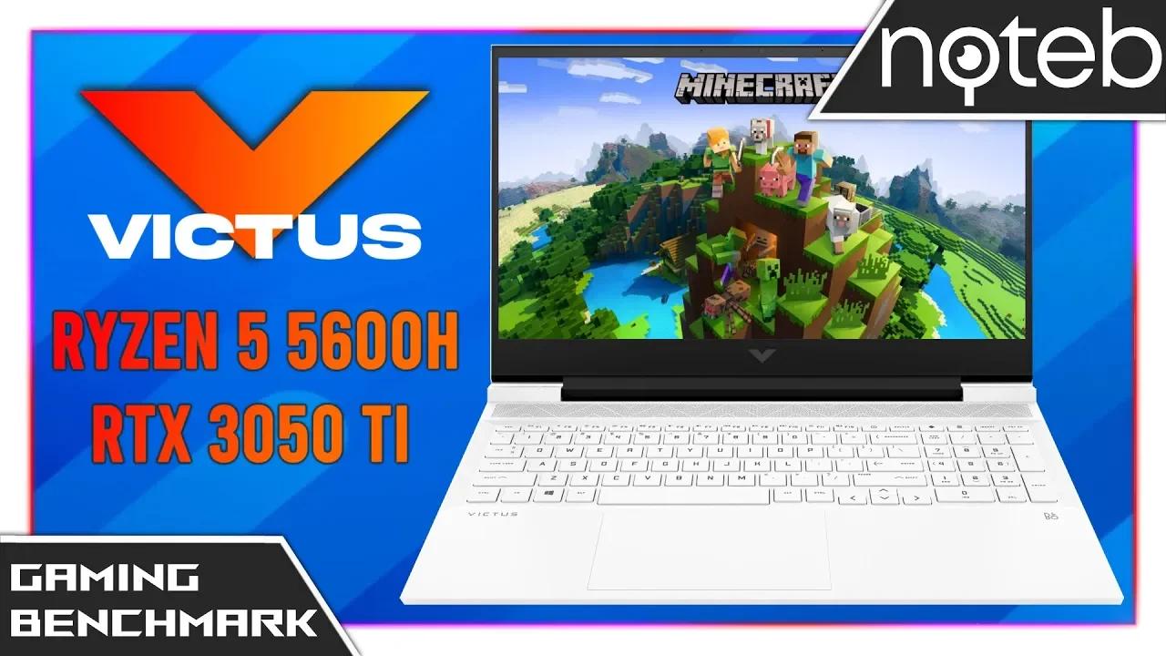 HP Victus 16 (2021) - Minecraft Gameplay Benchmark (Ryzen 5 5600H, RTX ...