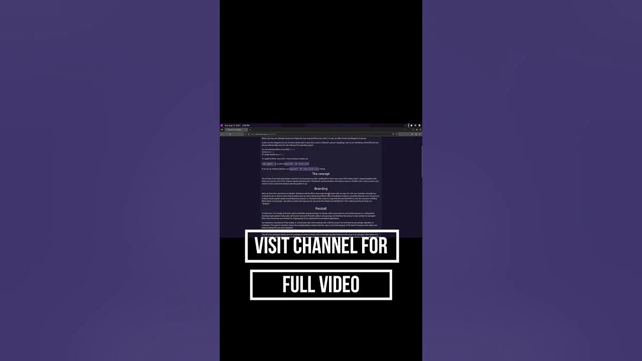 Rhino Linux First Look !!! | Ubuntu Based Rolling Release !! The Linux Tube