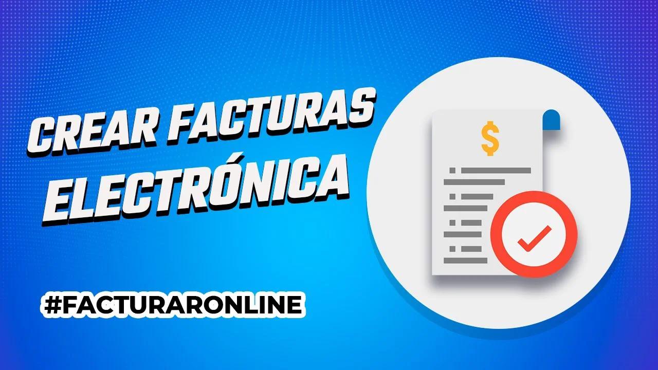 Crear Factura - Aplicación Facturar Online