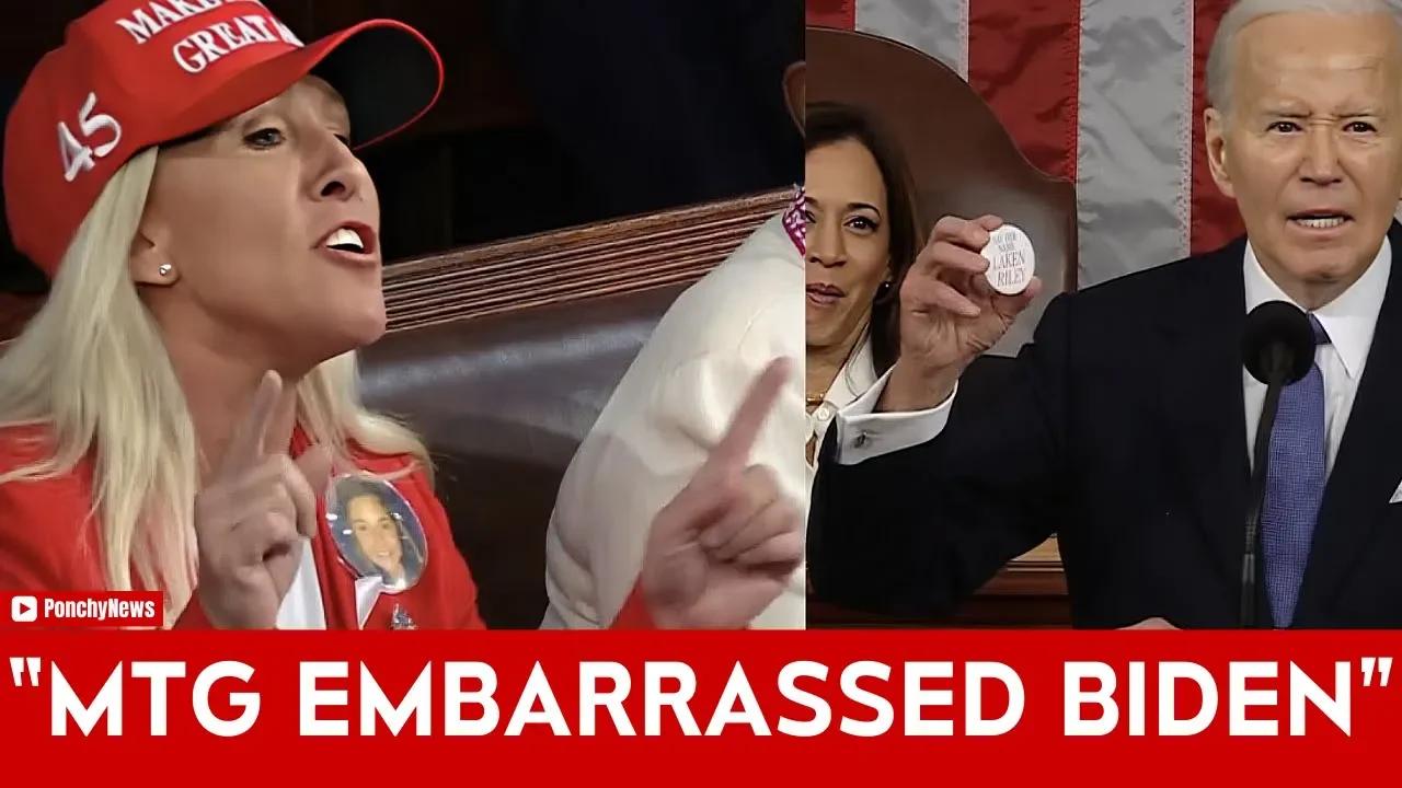 Biden STUNNED by Marjorie Taylor Greene at SOTU