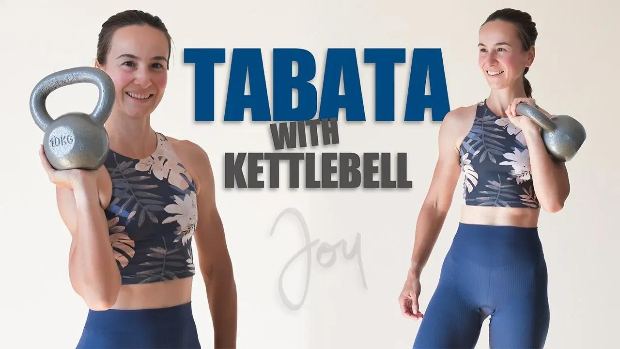 25 Min TABATA with Kettlebell - FULL BODY Workout | No jumping