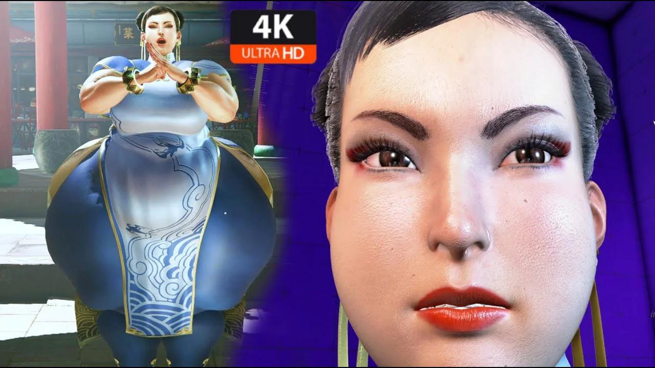 Fat Chun-Li Face Chubby Body Shape MOD Street Fighter 6 Fan Cam PC 230627%