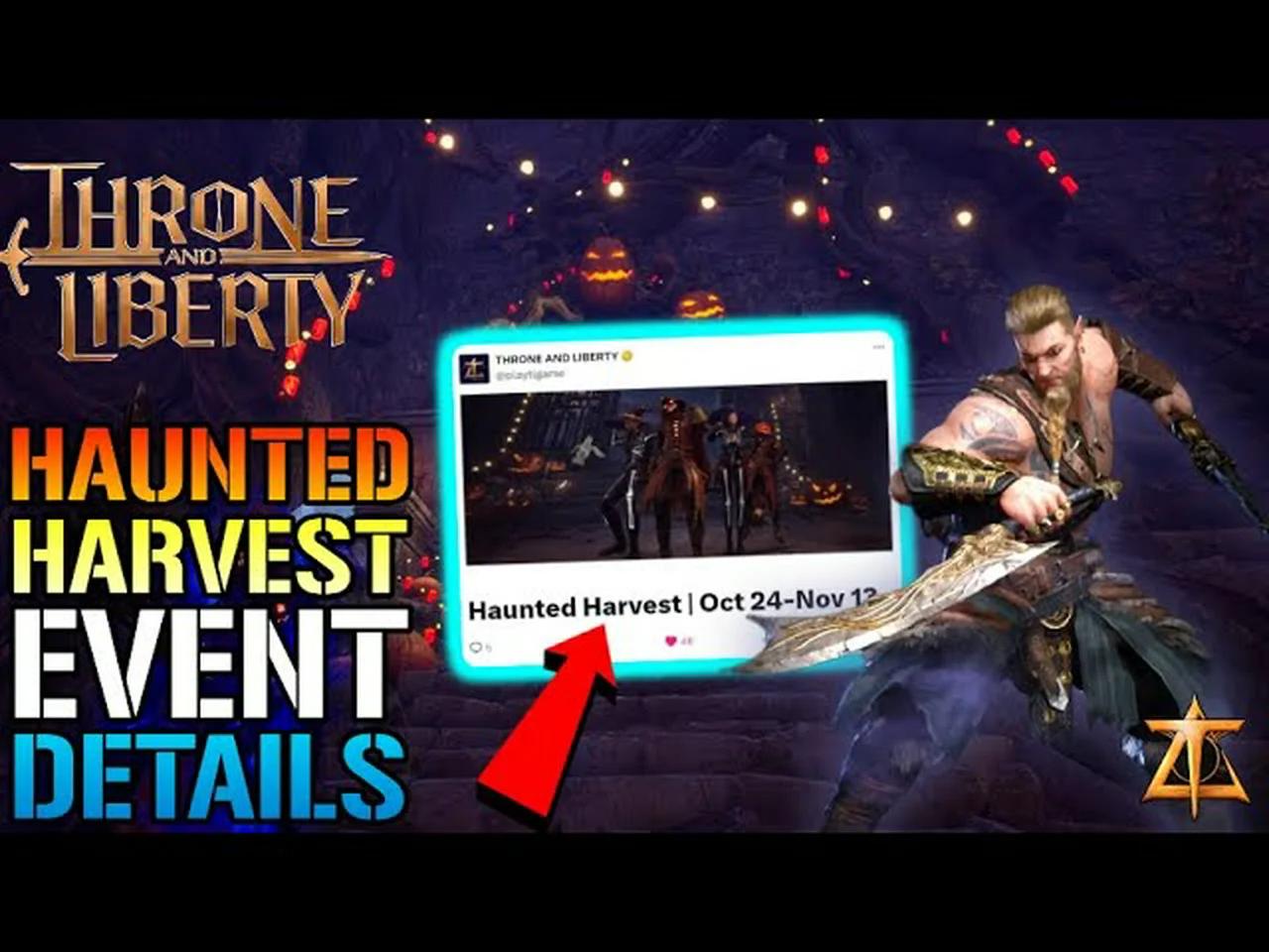 Throne & Liberty: "Haunted Harvest" Event Details! New Dungeon, Cosmetic & More!
