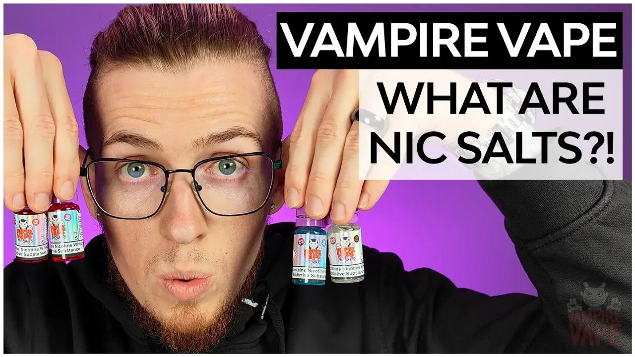 What Are Nic Salts In Vaping?