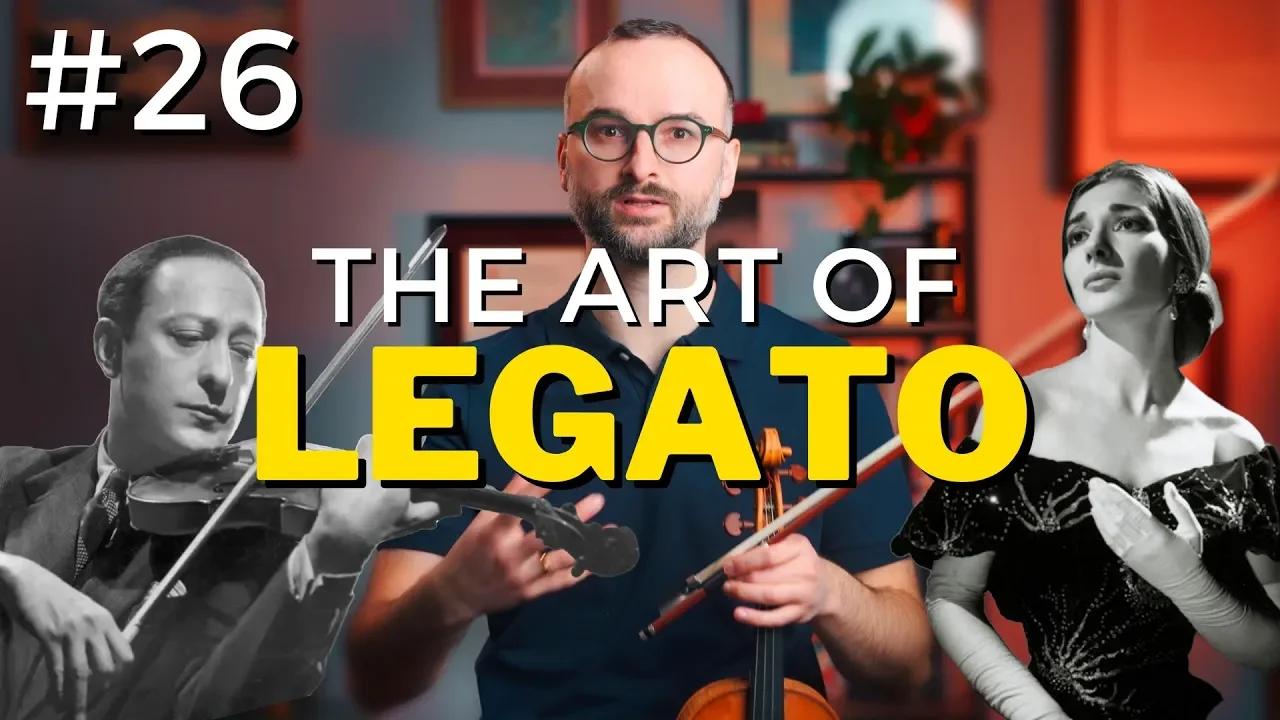 What is true violin legato?