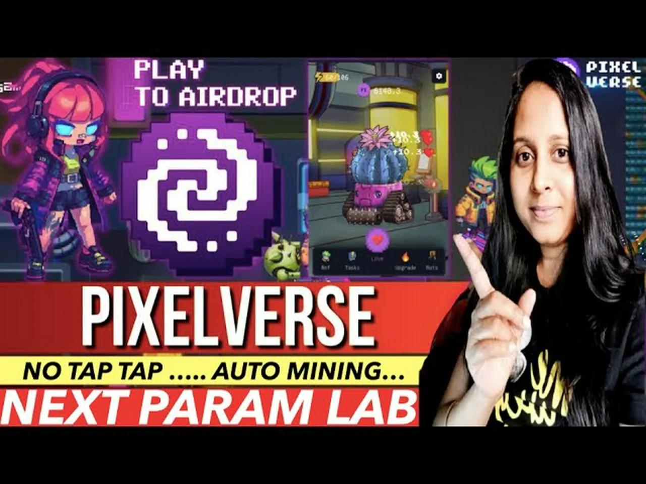 PIXEL VERSE NEW MINING BOT💰PARAM LAB PARTNER PIXEL VERSE🤝NO TAP TAP ...