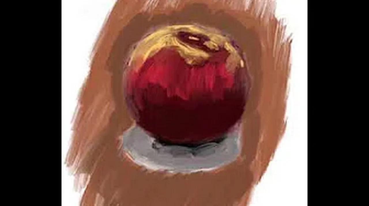 Apple digital painting - procreate timelapse