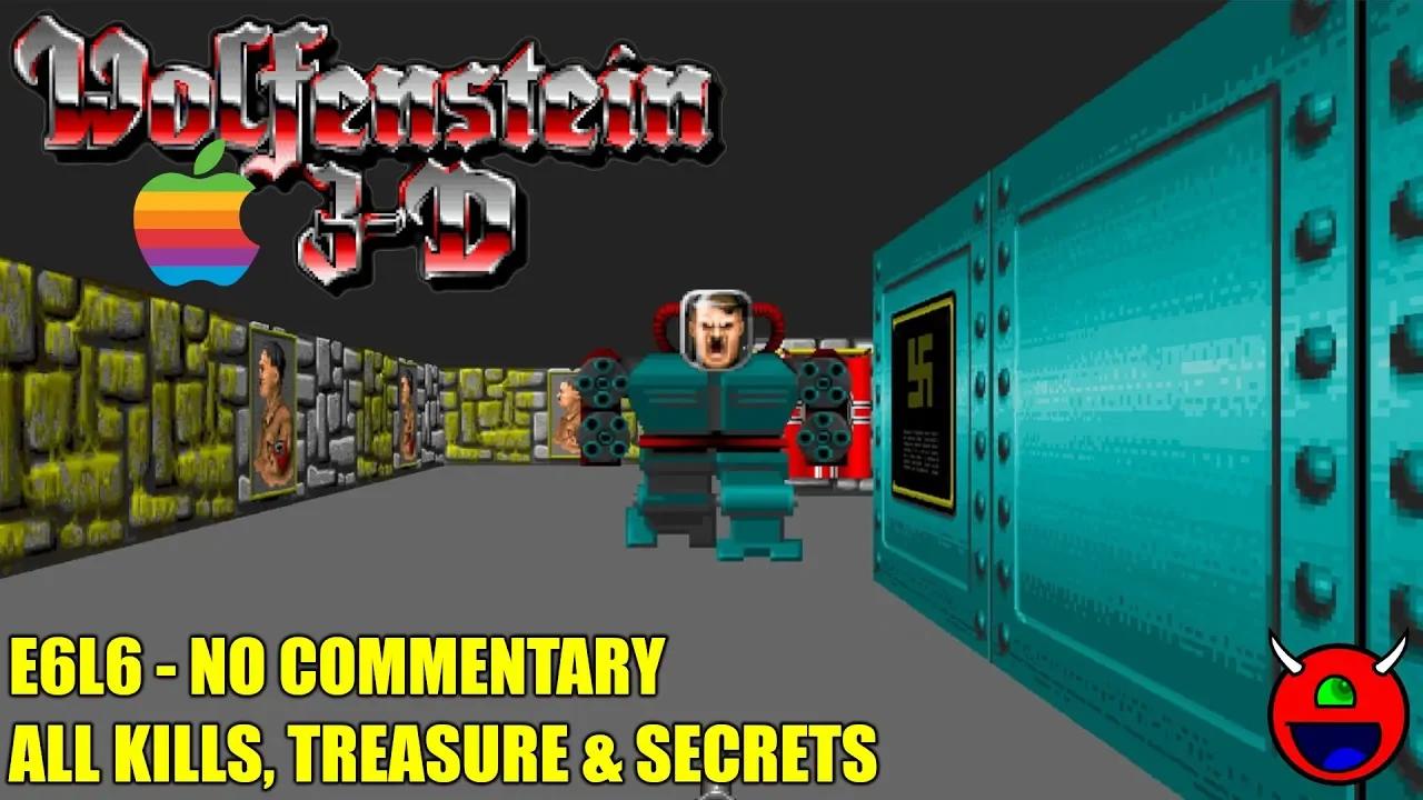 Macintosh Wolfenstein 3D: Second Encounter (MacenWolf) - E6L6 -100% No Commentary