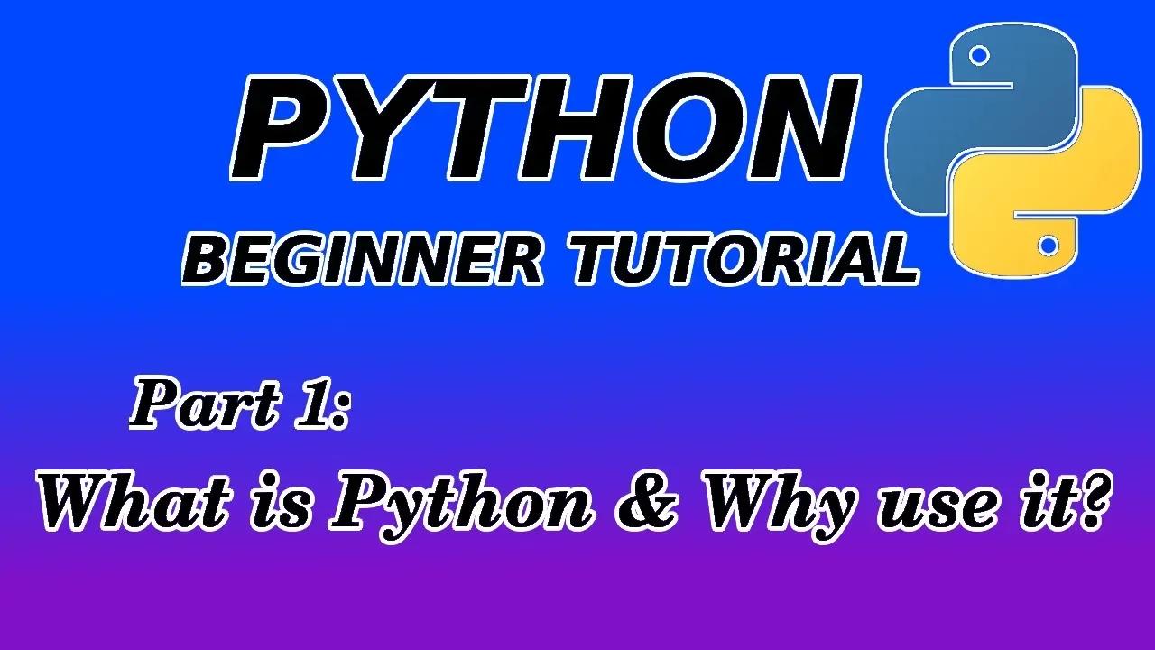Intro to Python - Python Beginner Tutorial (Part 1)