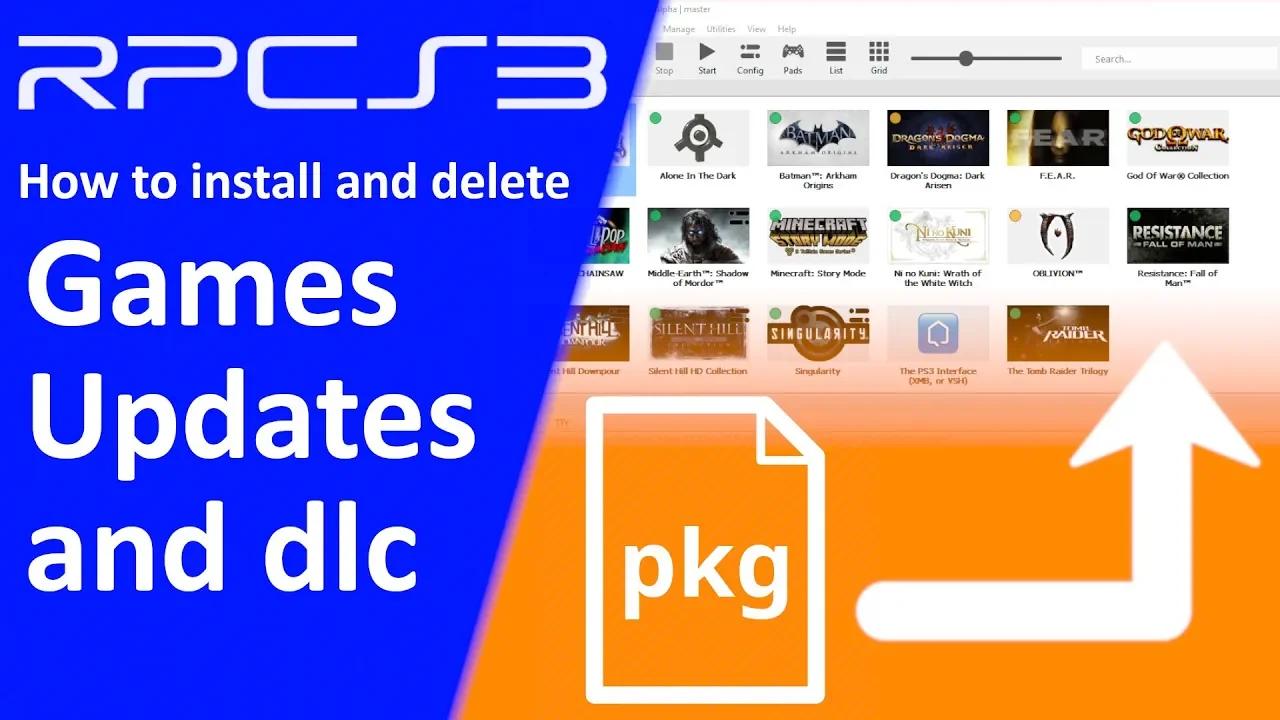 RPCS3 I The three methods to install (and delete) games, updates and ... RPCS3 I The three methods to install (and delete) games, updates and ...