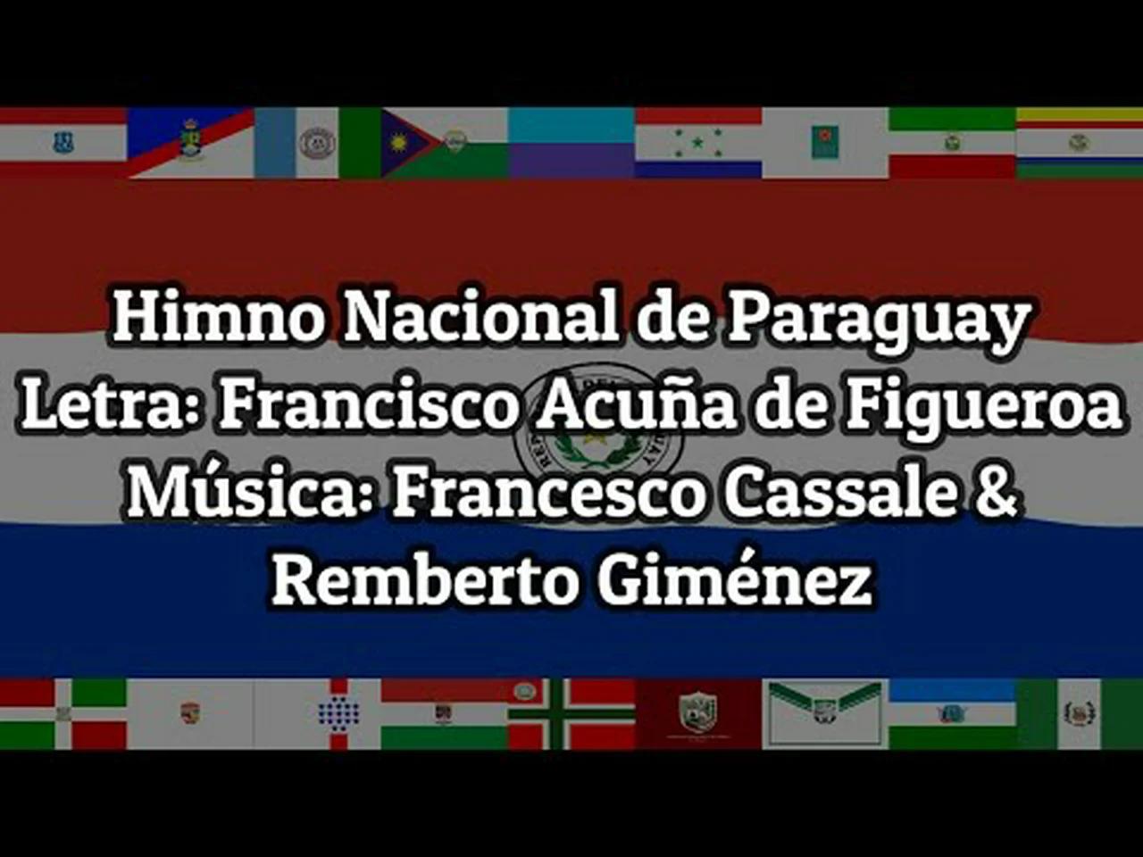 Himno Nacional de Paraguay - Oficial | Letras & Bandera | C.PRY