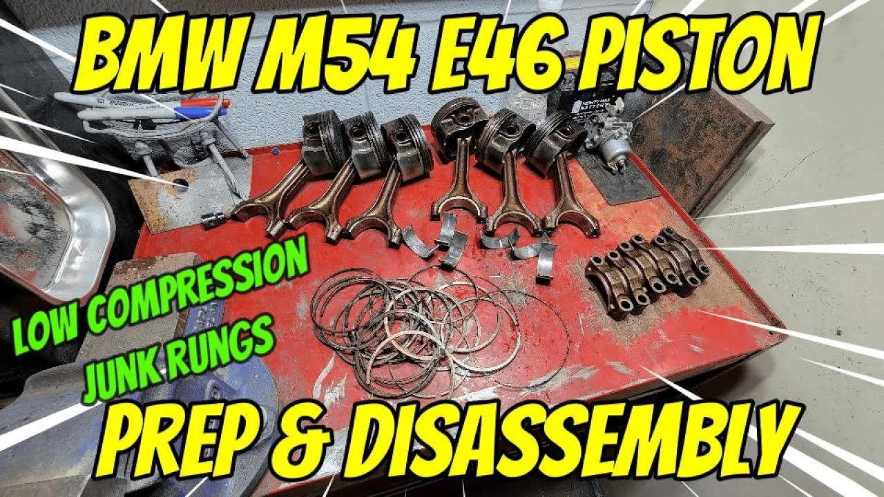 S3E11 - BMW E46 Piston & Engine Block Tear Down - M54B25 - BOOSTED ...
