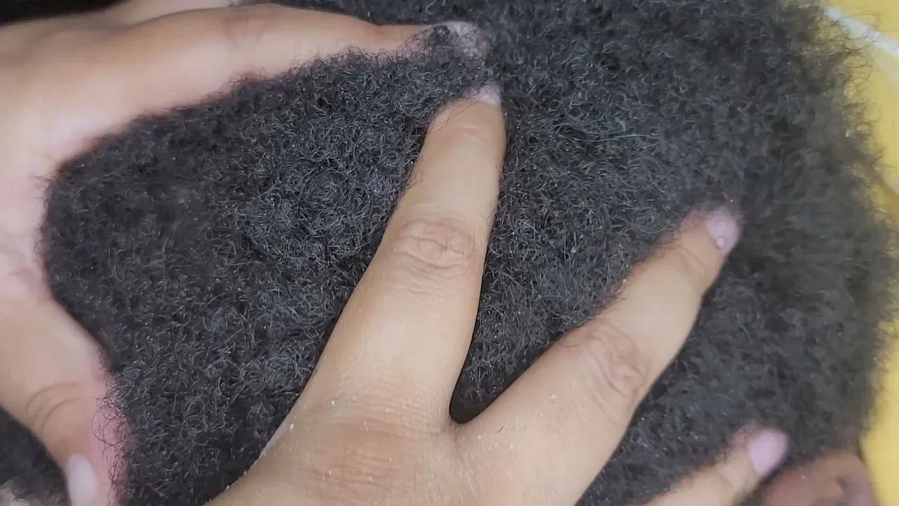 Finger Scratching Hair Scalp Fingernails | Relaxing Scratch Therapy ...