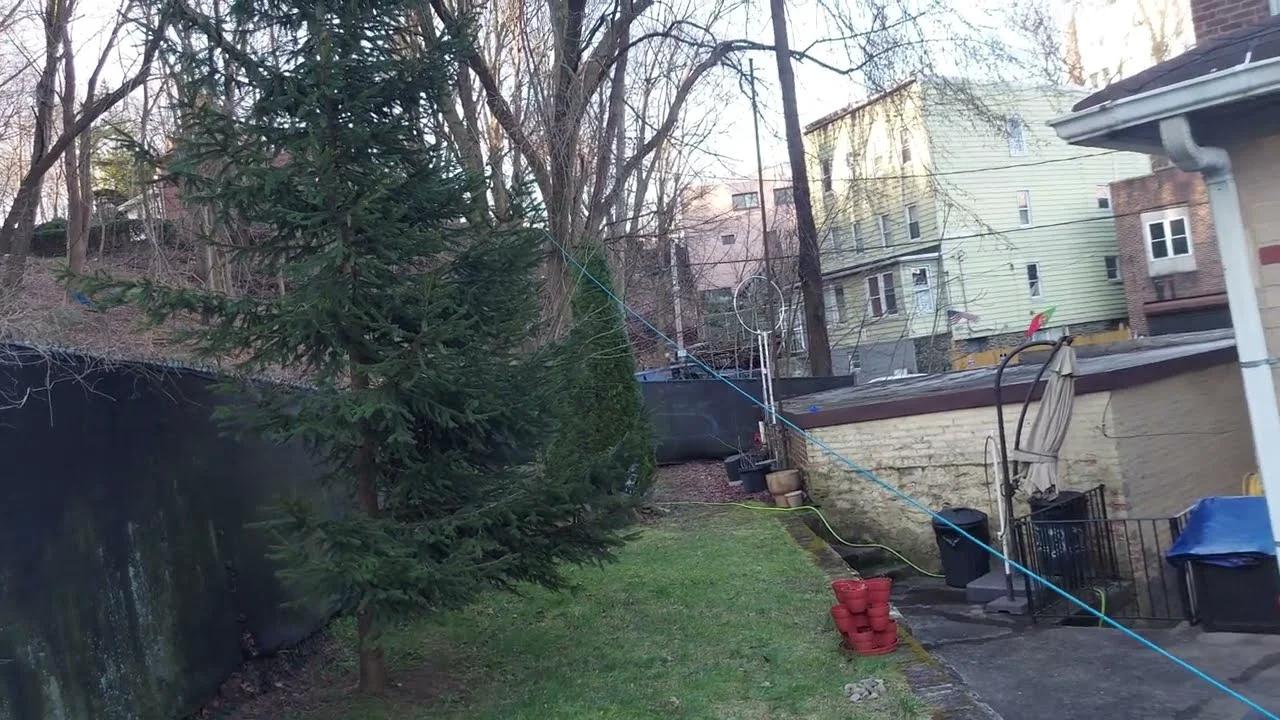 End Fed Antenna damage after 50 MPH winds yesterday.