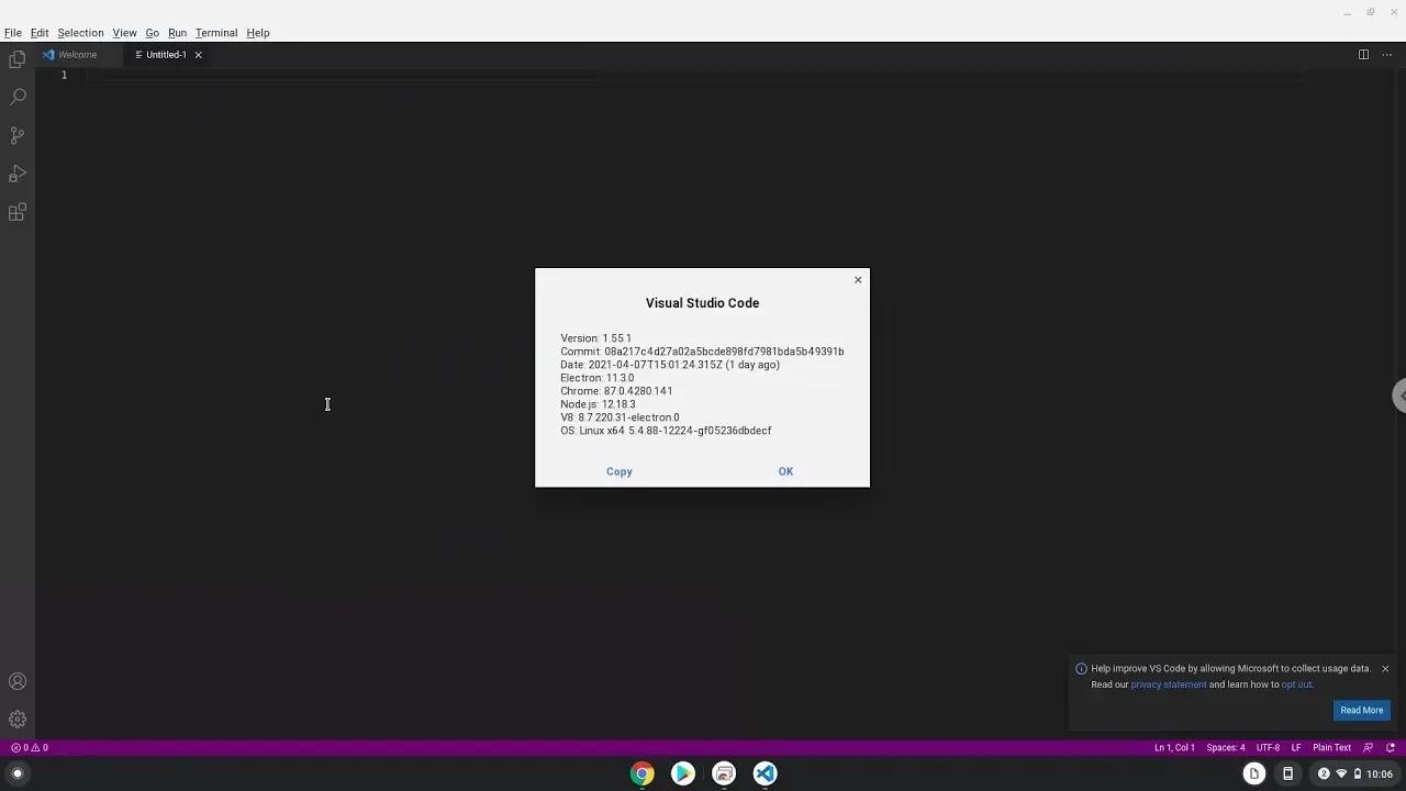 How to install Visual Studio Code on a Chromebook in 2021