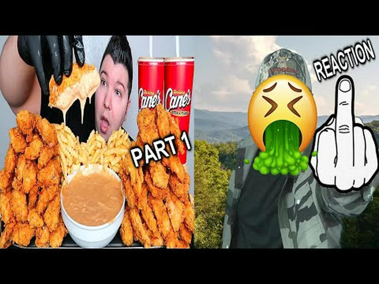 Raising Cane's Fried Chicken With Sauce - TBCEVR - Mukbang (More ...