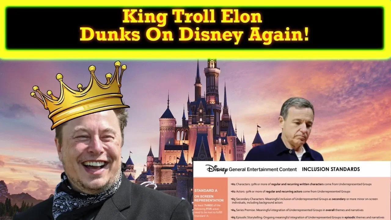 Elon Musk Trolls Bob Iger And Disney AGAIN Revealing Mandatory DEI ... Elon Musk Trolls Bob Iger And Disney AGAIN Revealing Mandatory DEI ...