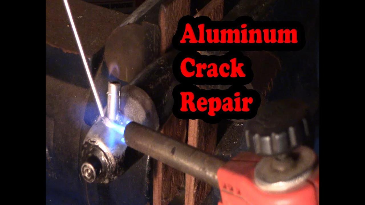 RC Aluminum Exhaust Pipe Crack Repair Using Harbor Freight Alumiweld ...