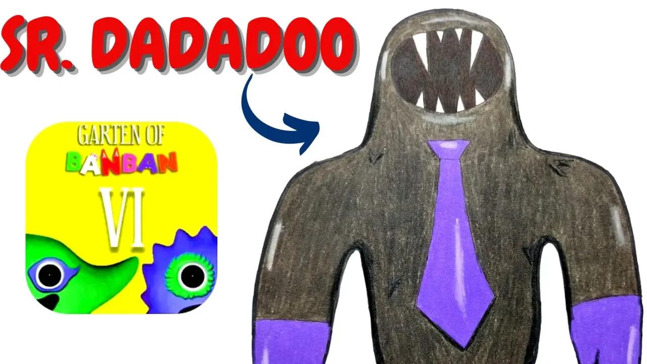 Cómo DIBUJAR al😱Sr. DADADOO de GARTEN of BANBAN 6 / How to DRAW Sr ...