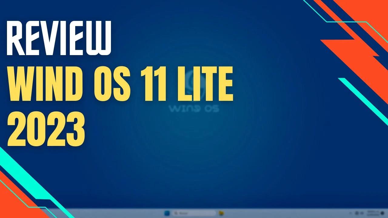 WIND OS 11 LITE 22H2 - MAS RENDIMIENTO Y MAS ESTABLE I D- TECH USB