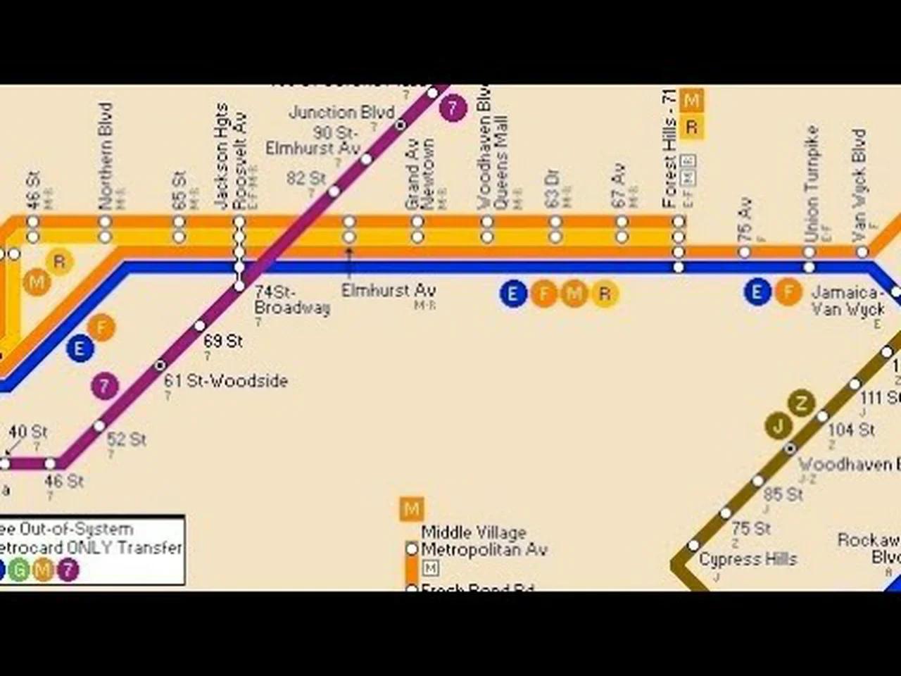 Evolution of the NYC Subway Map (1939-2017)