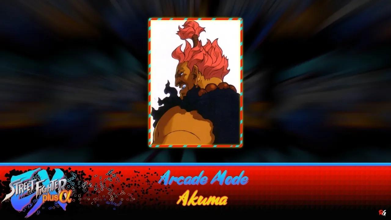 Street Fighter EX Plus Alpha: Arcade Mode - Akuma
