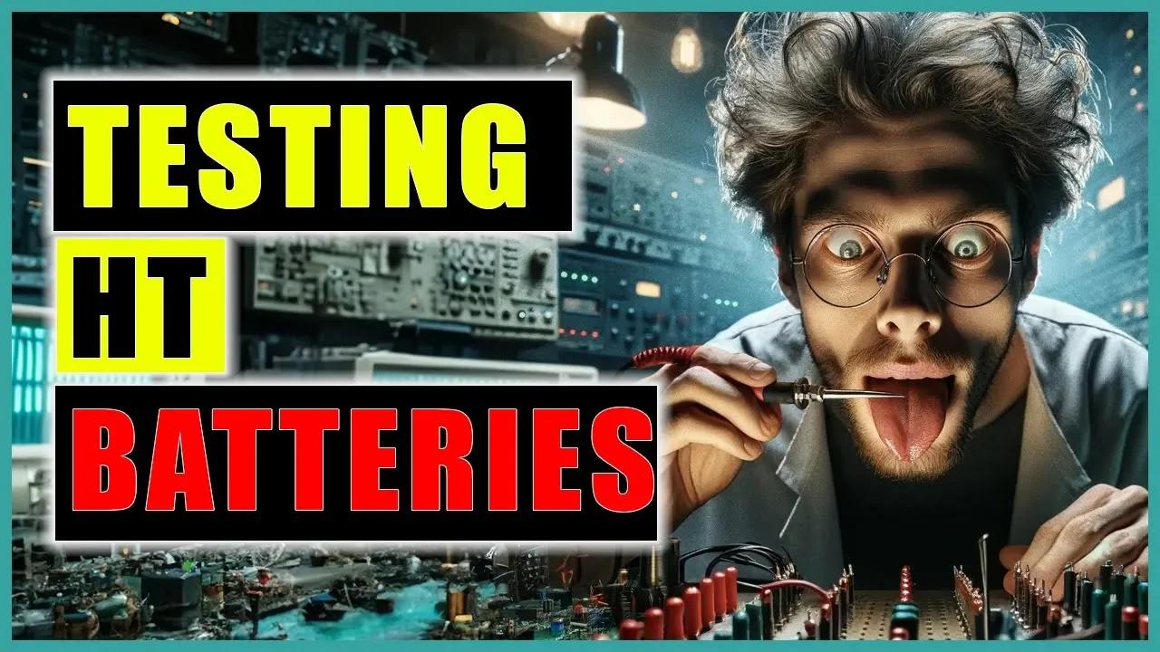 Handheld Ham Radio Battery Testing: How To Connect The Battery.