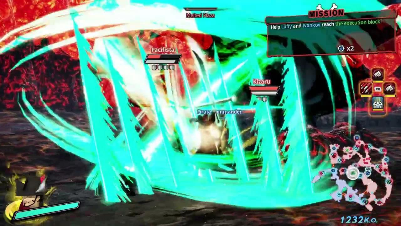 One Piece Pirate Warriors 4 - Mihawk Extreme Moveset Mod - Action ...